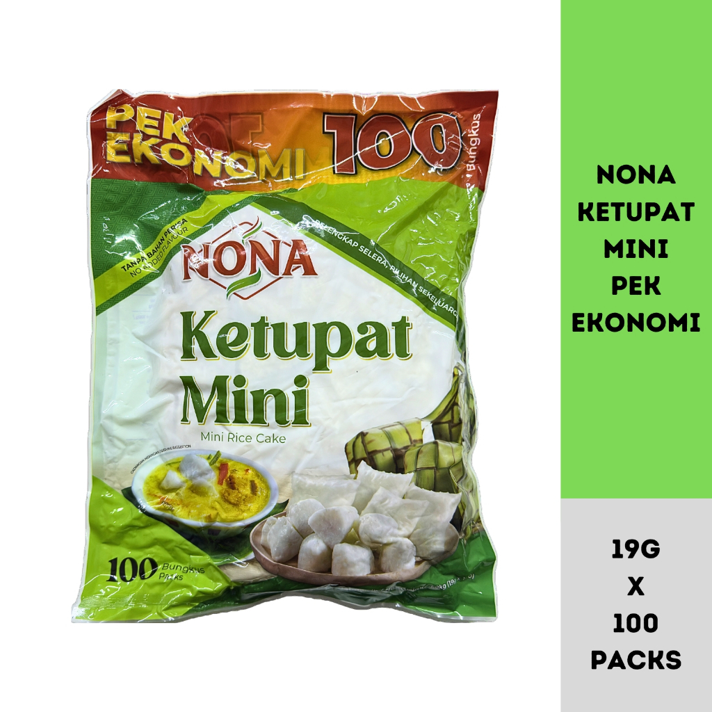 Nona Ketupat Mini 100 Packs (19g x 100Packs) | Shopee Malaysia