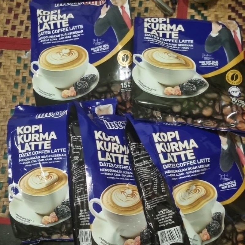 KOPI KURMA LATTE + Arabic gum + madu(PREMIUM KOPI) (5bungkus) | Shopee ...