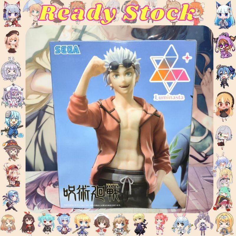 SEGA Luminasta Figure Jujutsu Kaisen Gojo Satoru Mensoure Ver. Figure ...