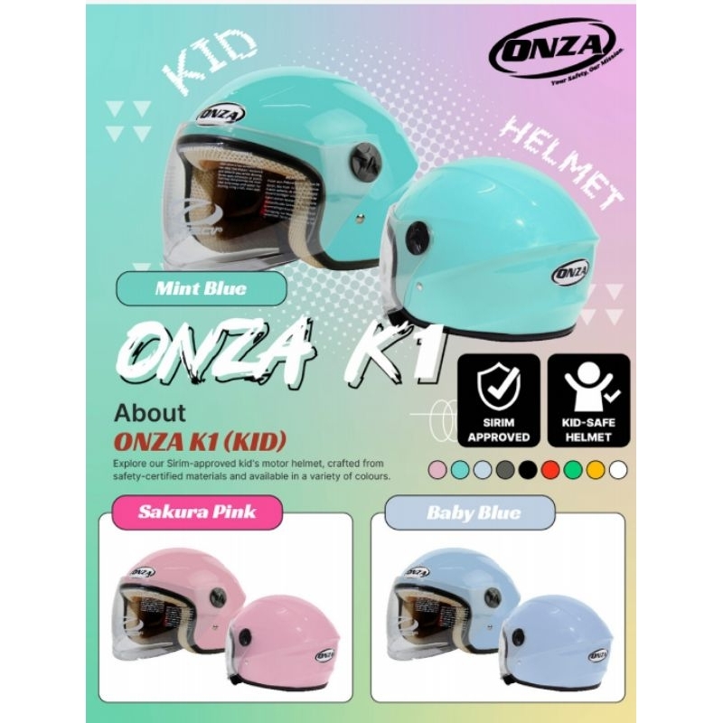 SIRIM APPROVED HELMET BUDAK KIDS HELMET MOTORCYCLE CHILDREN SECURITY ...