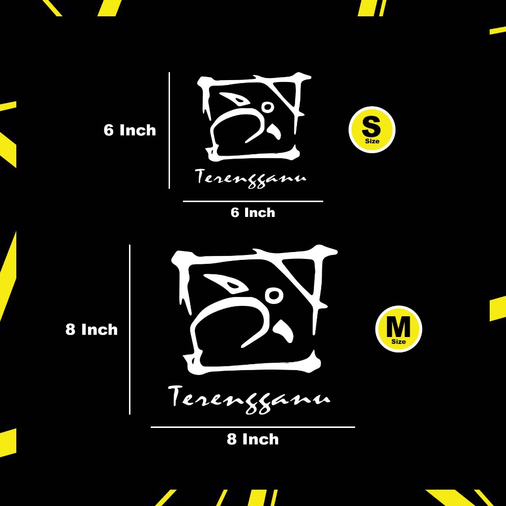 Sticker Cutting Terengganu Penyu Sticker / K909 | Shopee Malaysia