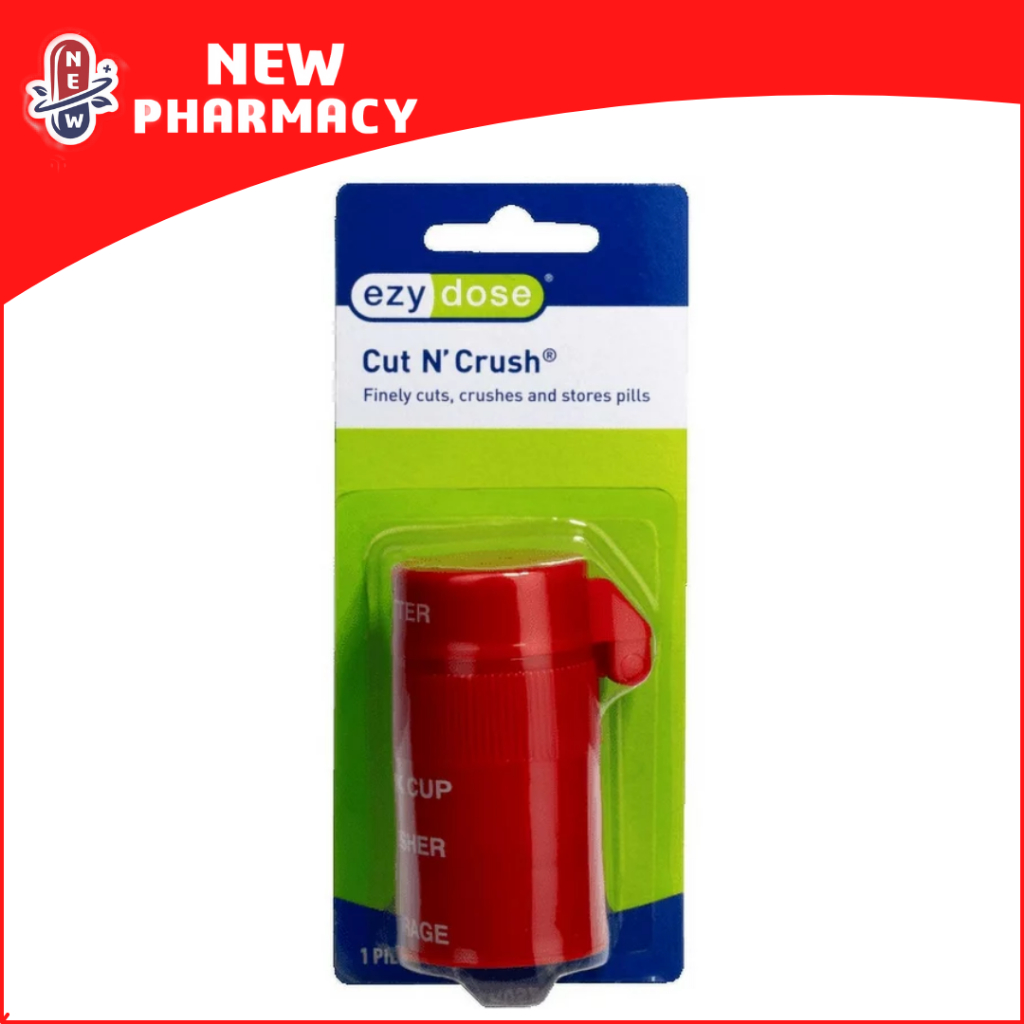 Ezy Dose Ultra Fine Cut N' Crush Pill Cutter and Crusher, Tablet ...