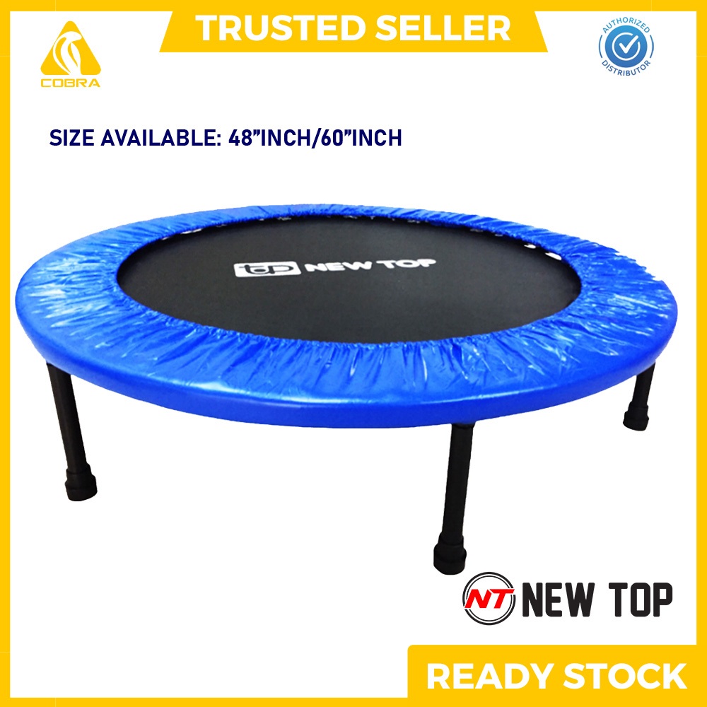 New Top Mini Trampoline 48"inch/ 60"inch Foldable Fitness Trampoline ...
