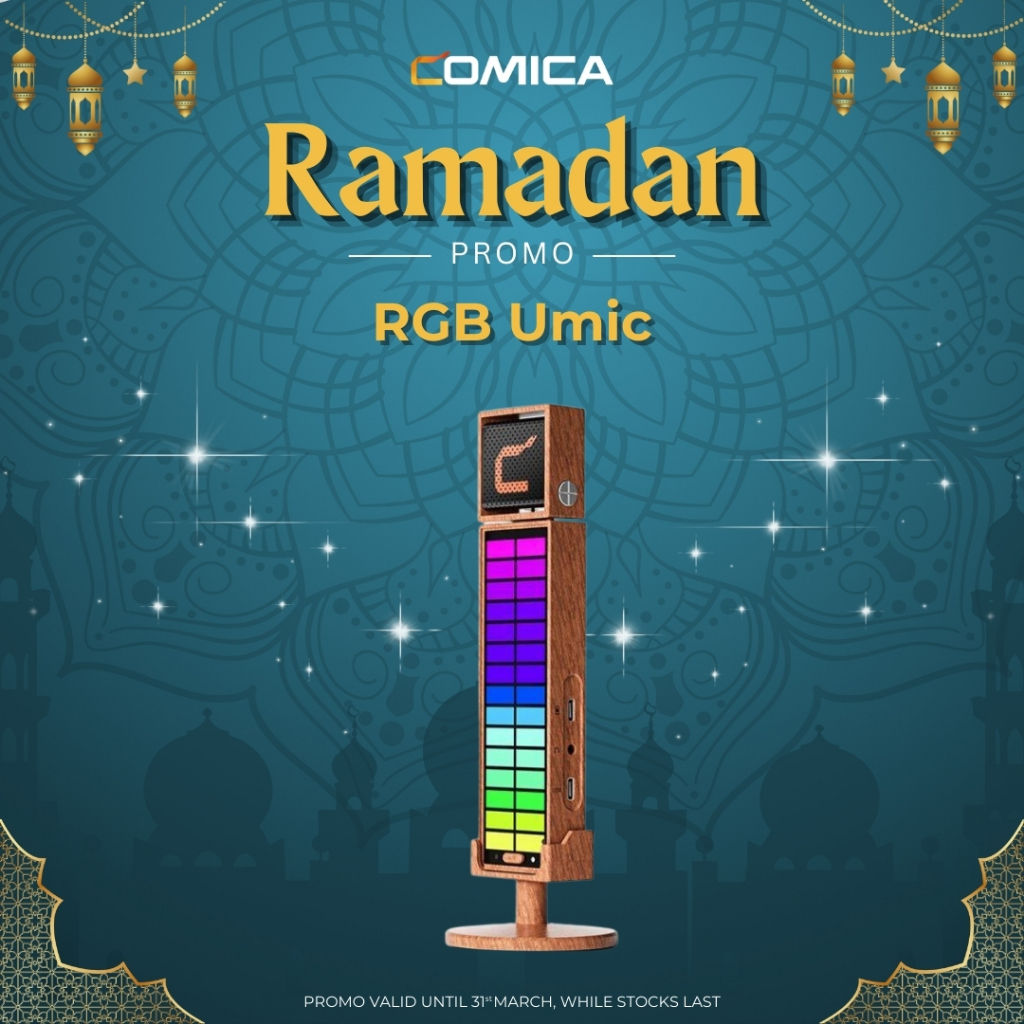Comica RGB UMIC Cardioid Condenser USB Microphone | Shopee Malaysia