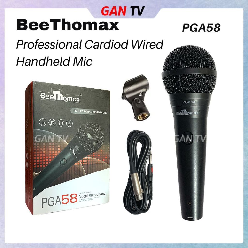 Original BeeThomax PGA58 PGA-58 Professional Dynamic Karaoke Wired ...