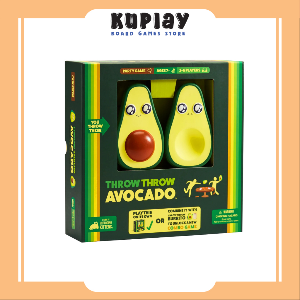 Throw Throw Avocado (Origina) Dodge Ball Party board game | made by ...