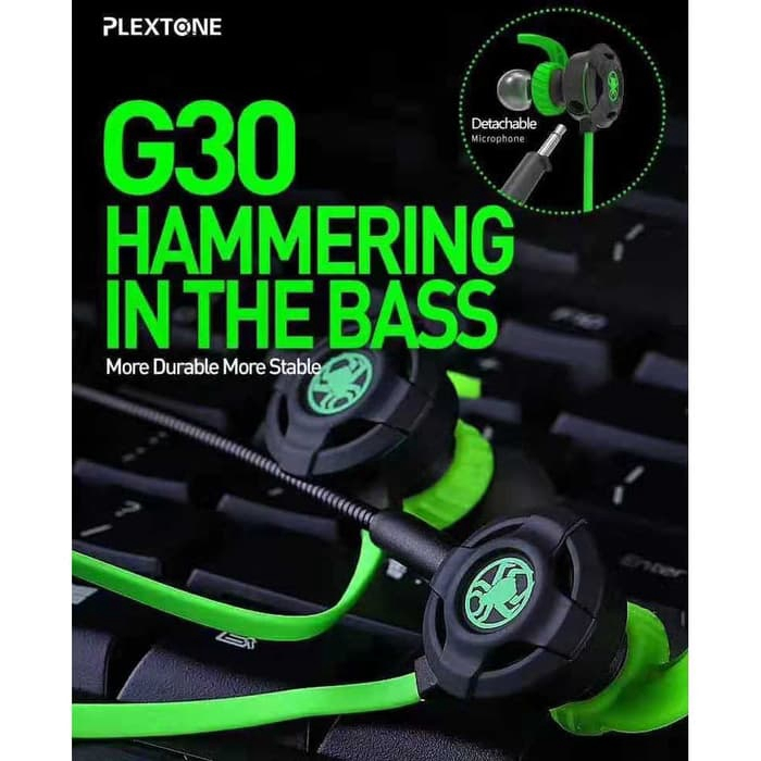 [Ready Stock] 100% ORIGINAL Plextone G30 Dual Microphone Gaming Headset ...