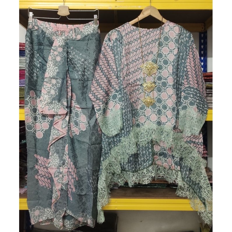 KURUNG JAWA LACE INSTANT PARIO SEMI VISCOSE ☑️BAJU KURUNG PARIO LACE ...