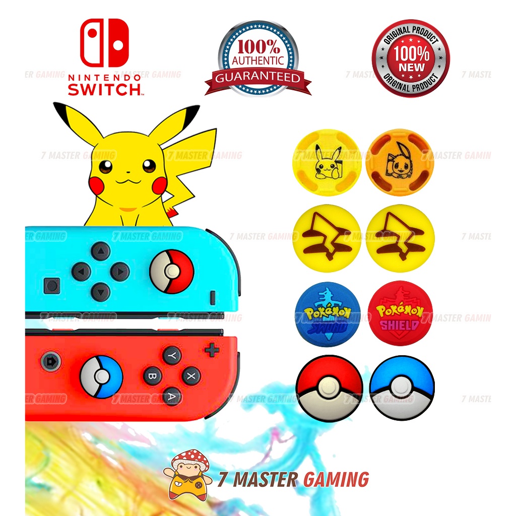 High Quality Pokemon Nintendo Switch OLED / V2 / LITE Controller Thumb ...