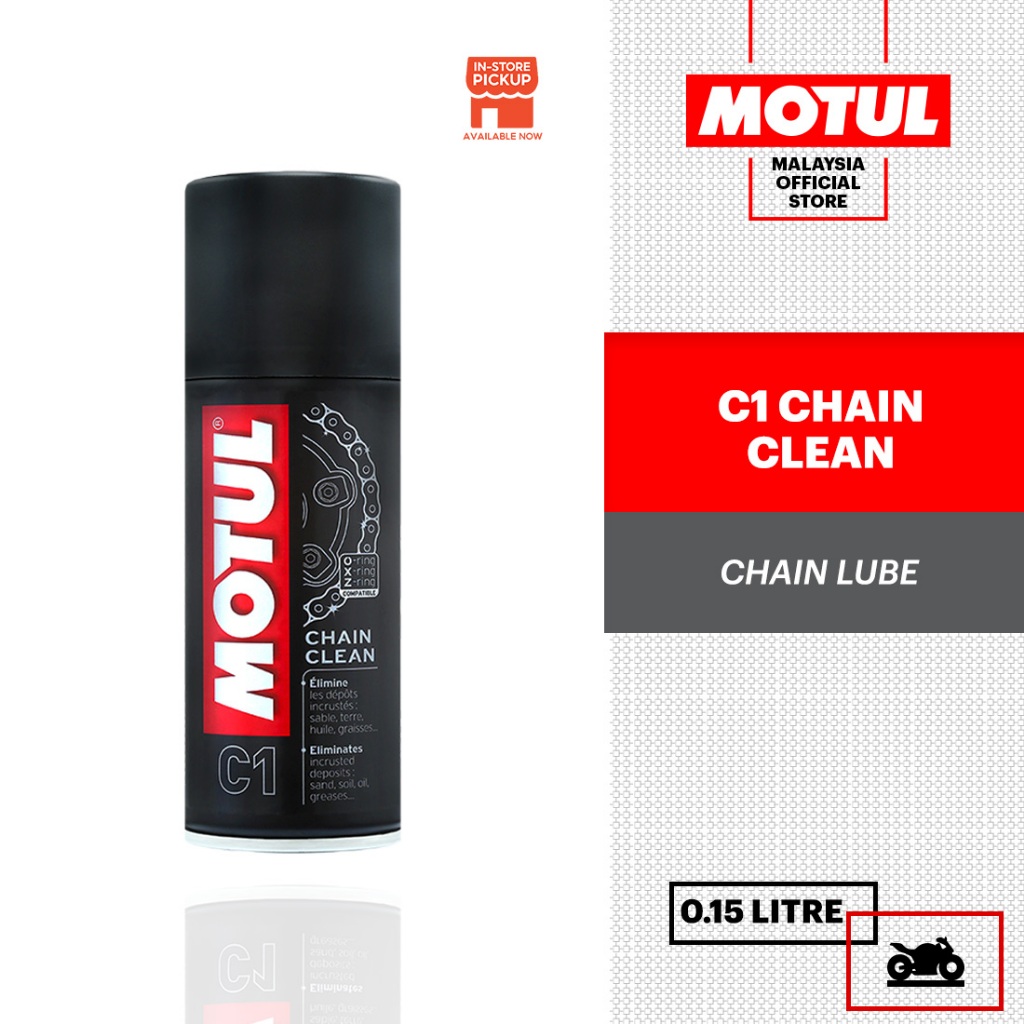 MOTUL C1 Chain 150ml Clean O-Ring X-Ring Z-Ring Compatible | Shopee ...
