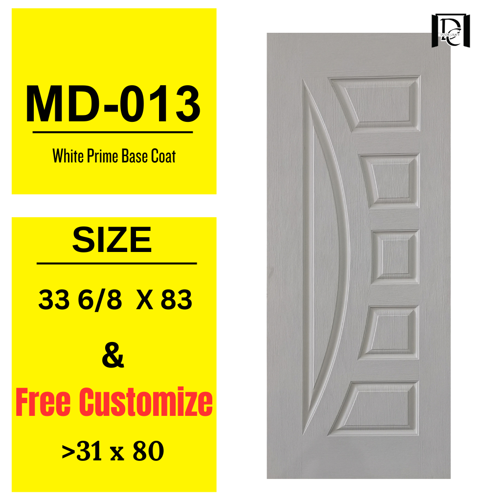 (FREE CUT TO SIZE)/ PINTU KAYU / WOODEN DOOR / WHITE PRIME DOOR / PINTU BILIK / KAYU PINTU ...