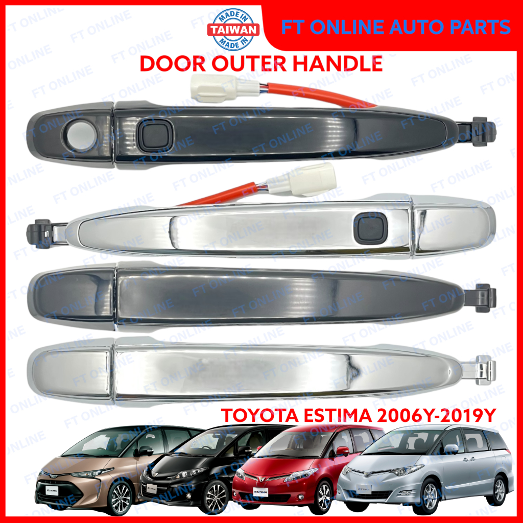 TOYOTA ESTIMA 2006-2019 ACR50 DOOR HANDLE OUTER EXTERIOR SLIDING SLIDE ...