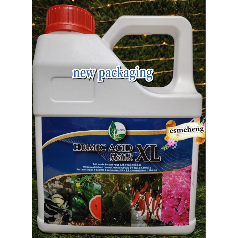 4L Humic Acid XL / Baja Cecair Organik / Bio-Stimulant / Mengurangkan ...