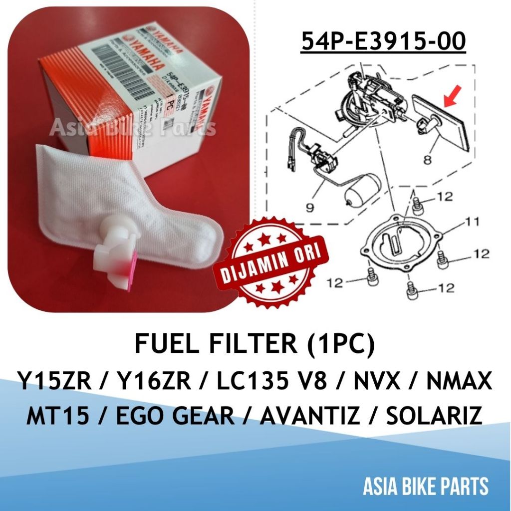 Yamaha Original Y15ZR / Y16ZR / LC135 V8 FI / NVX NMAX / Ego Gear ...