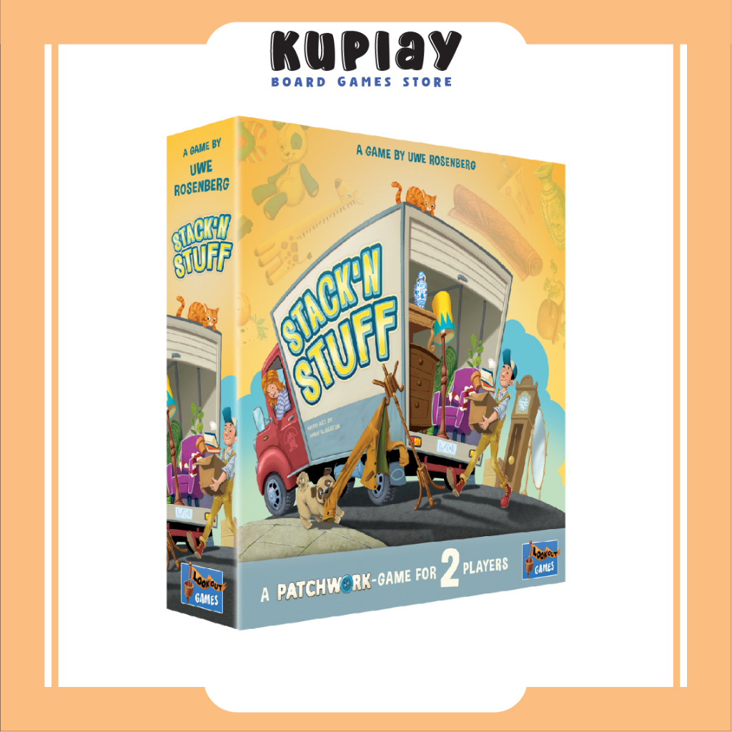 Stack’n Stuff: A Patchwork Game (Original) Tile-Placement Game 2 Player ...