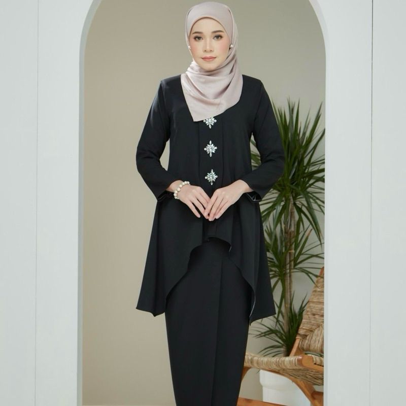 Kebaya Naura Exclusive (Diamonds) BAJU RAYA 2025 VIRAL | Shopee Malaysia