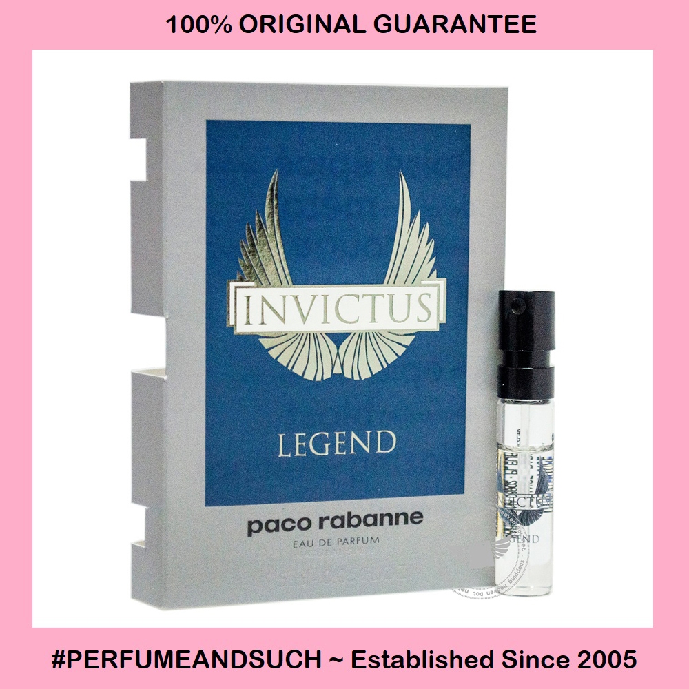 Original - Paco Rabanne Invictus Legend 1.5ml EDP Spray ~ Perfume Vials ...