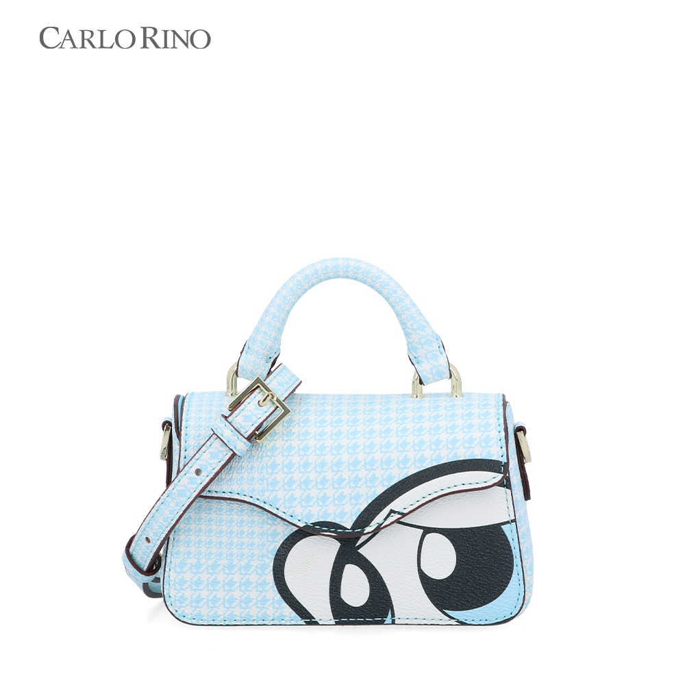 Carlo Rino Blue Power Puff Girls Mini Double Bag | Shopee Malaysia