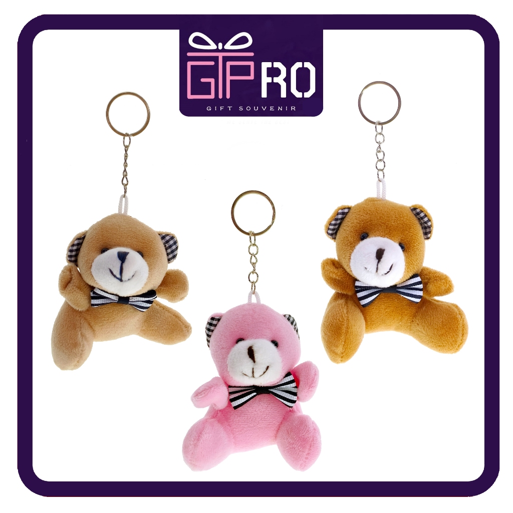 Teddy Bear Plush Toy Key Chain [cotton soft stuffed Bear Doll] love ...