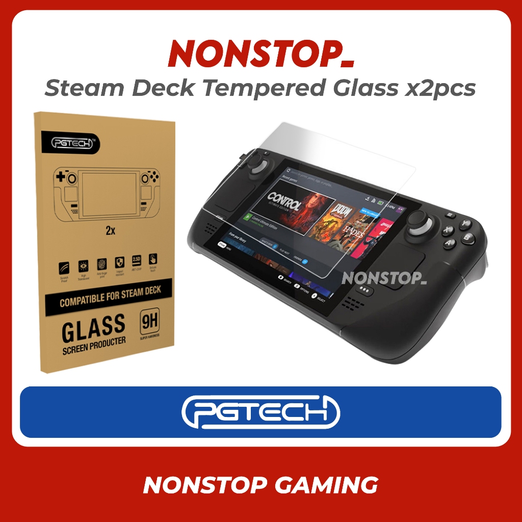 PGTECH Steam Deck SteamDeck Tempered Glass 9H Screen Protector GP-801 | Shopee Malaysia