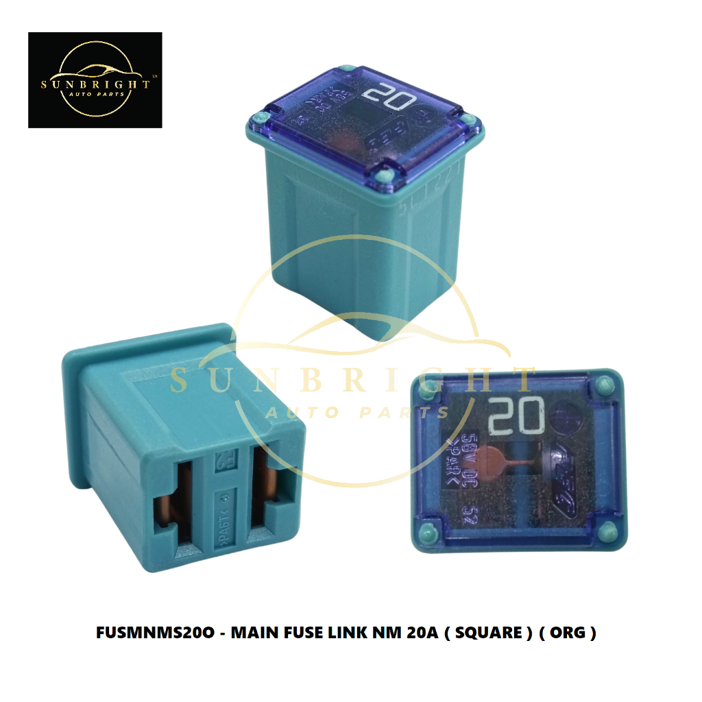 MAIN FUSE LINK NM 20A ( SQUARE ) ( ORG ) | Shopee Malaysia