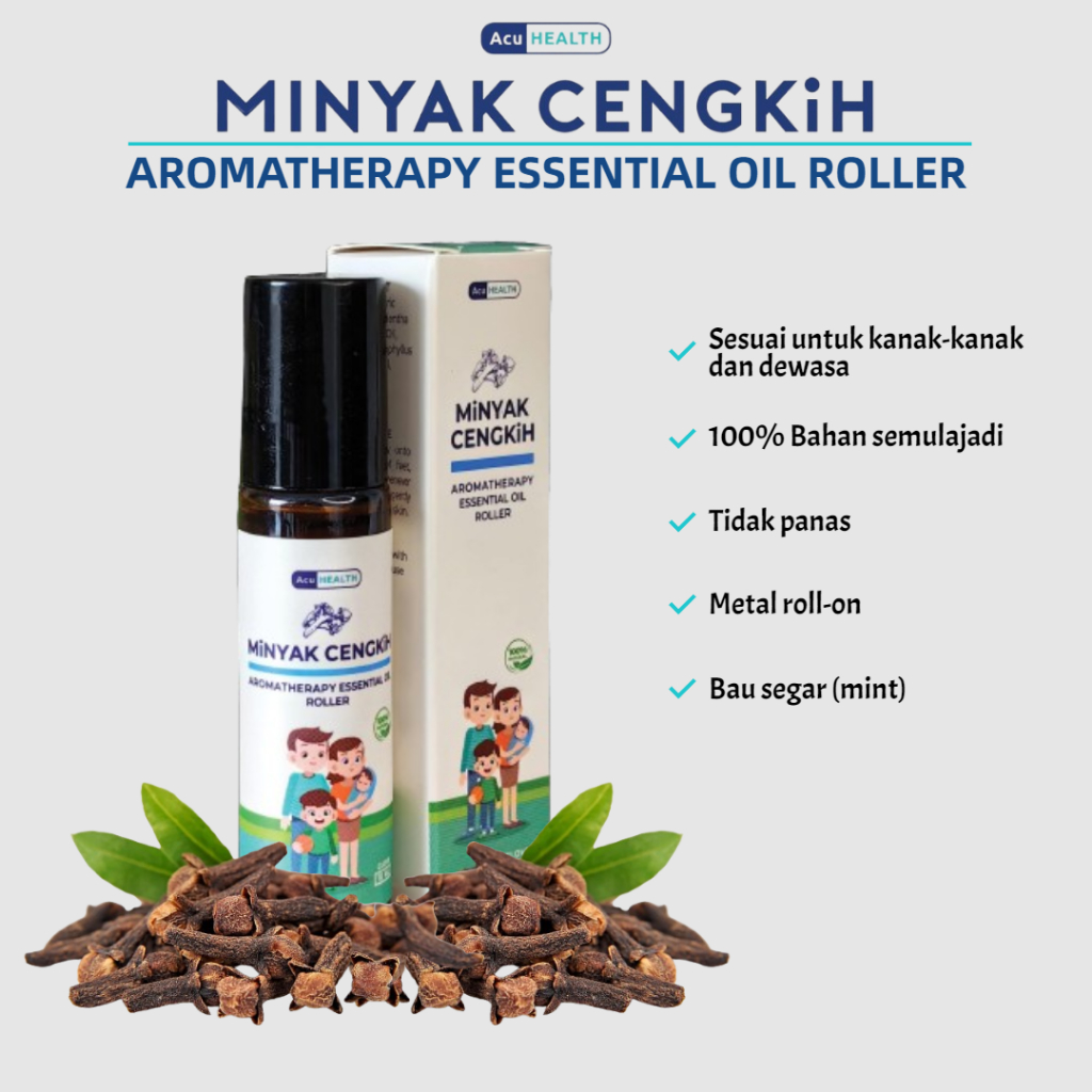 ACUHEALTH Minyak Cengkih bayi dewasa batuk Botol 10ml Clove Essential ...