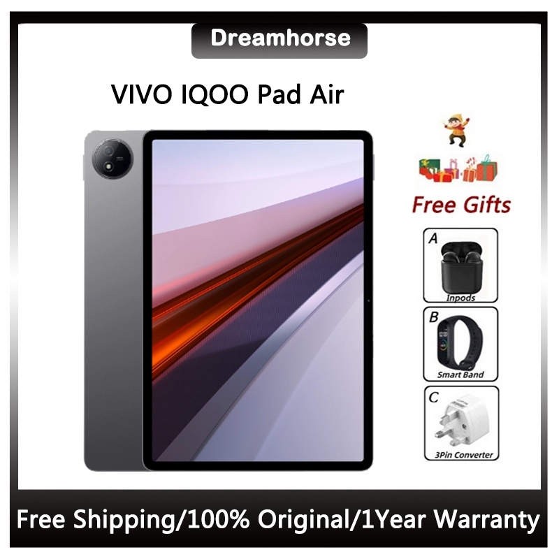 VIVO IQOO Pad Air Qualcomm Snapdragon 870 /11.5 inch LED Flash 8500 mAh ...