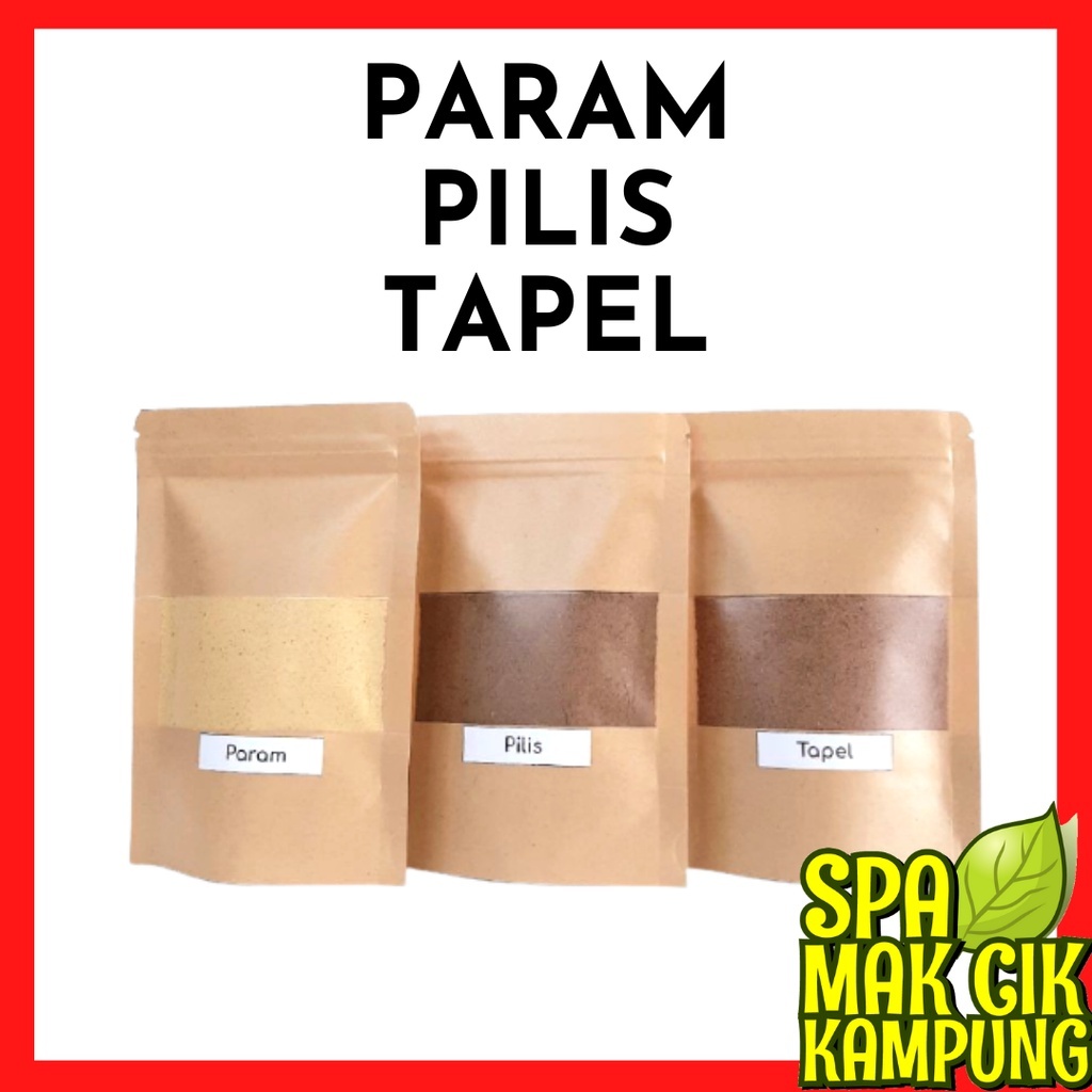 Param Pilis Tapel Boreh Hangat Bersalin Berpantang Mandian Herba Param ...