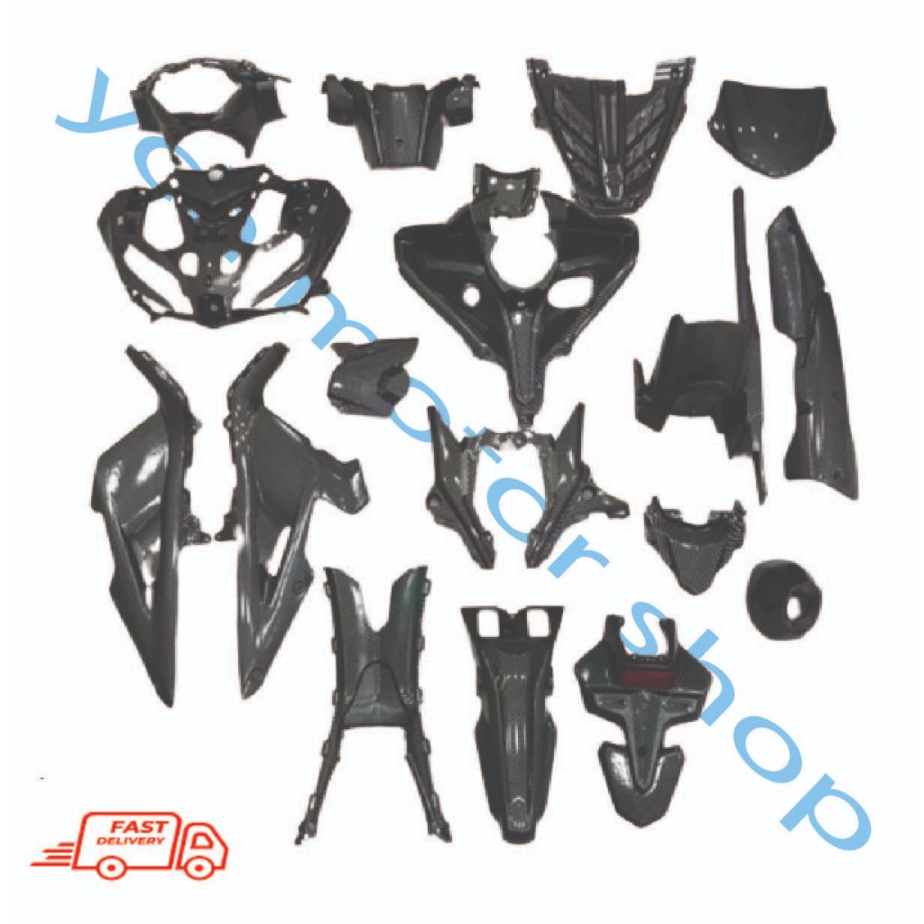 YAMAHA Y16 Y16ZR RACING CARBON INNER SET INNER COVER INNER PANEL ...