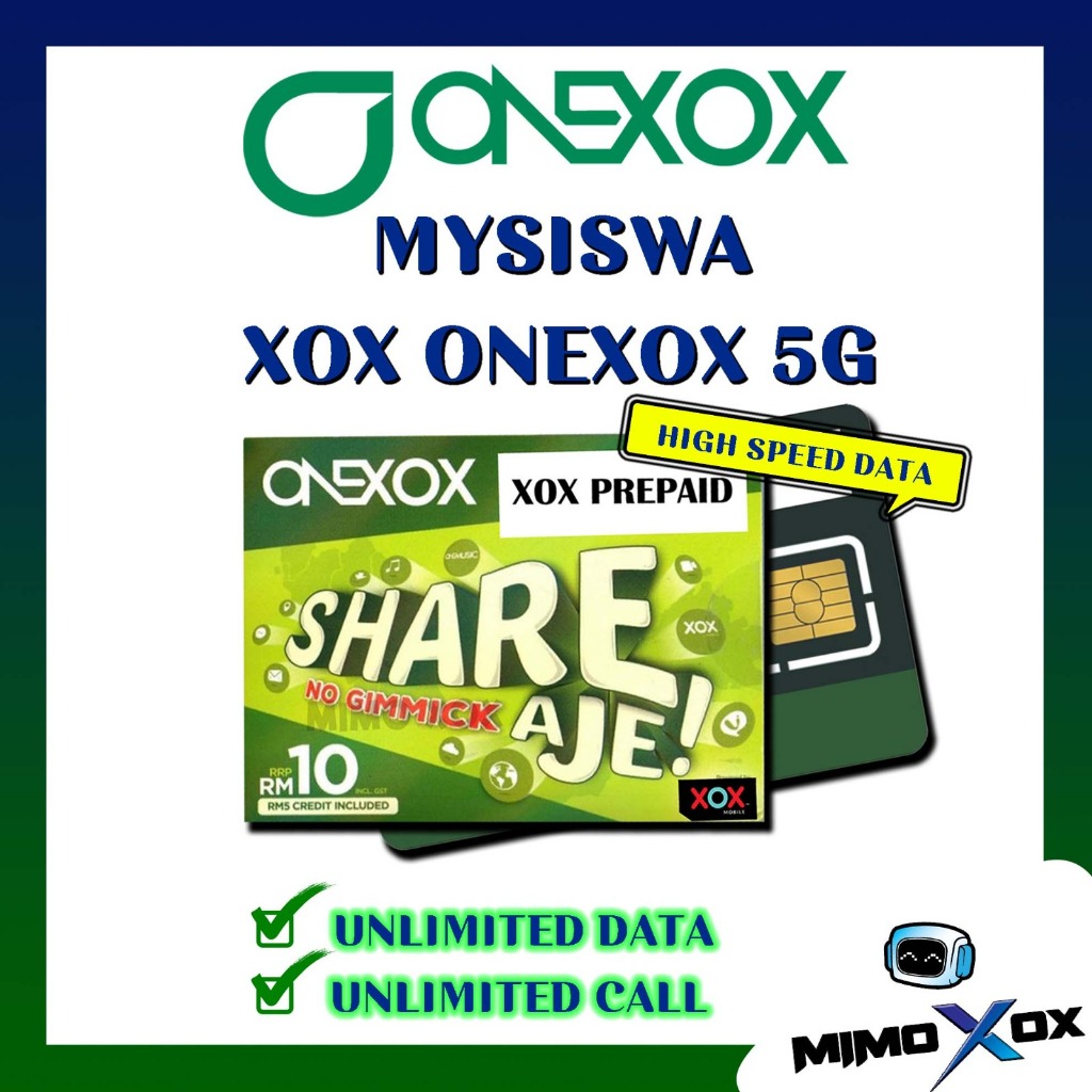 ONEXOX MYSISWA UNLIMITED DATA & CALL AND UNLIMITED HOTSPOT 🔥 | Shopee ...