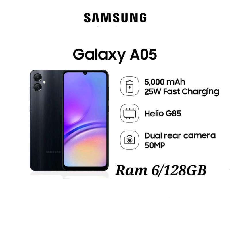 Samsung Galaxy A05 (6GB RAM+128GB ROM) Original Smartphone Samsung ...