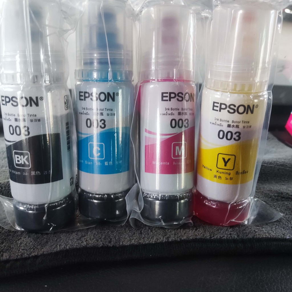 ORIGINAL EPSON 003 T003 FOR PRINTER l3210 l3250 l3256 ink L1110 / L3100 ...