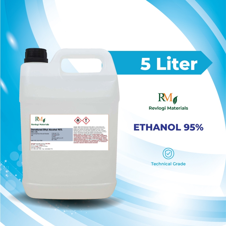 Denatured Ethanol 95% / Denatured Ethyl Alcohol 95% [5L] | Shopee Malaysia