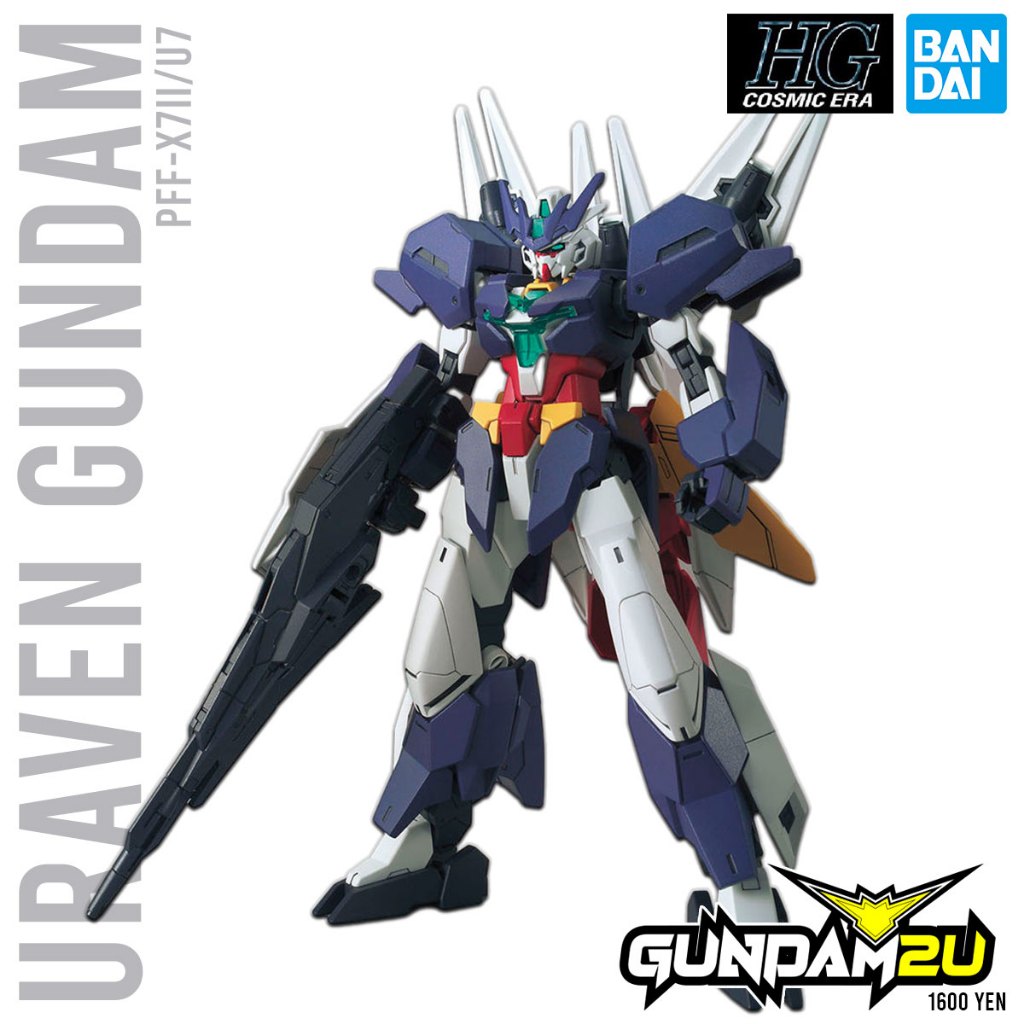 BANDAI HG 1/144 Uraven Gundam - High Grade HGBDR 23 Gundam Build Divers ...