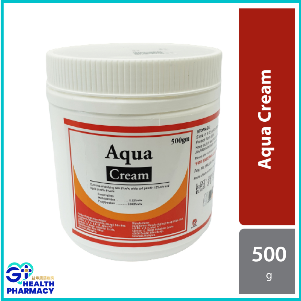 AQUA Cream Aqueous Cream Duopharma Aqua Cream 500g | Shopee Malaysia
