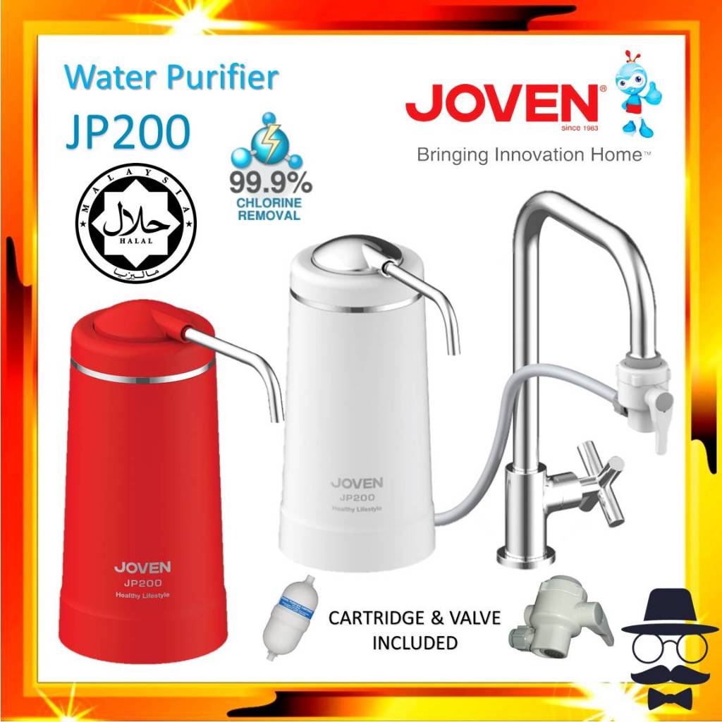 Joven / REZO PURINZ & JP200 Water Filter Purifier BPA Free Food Grade Plastic Material Red ...