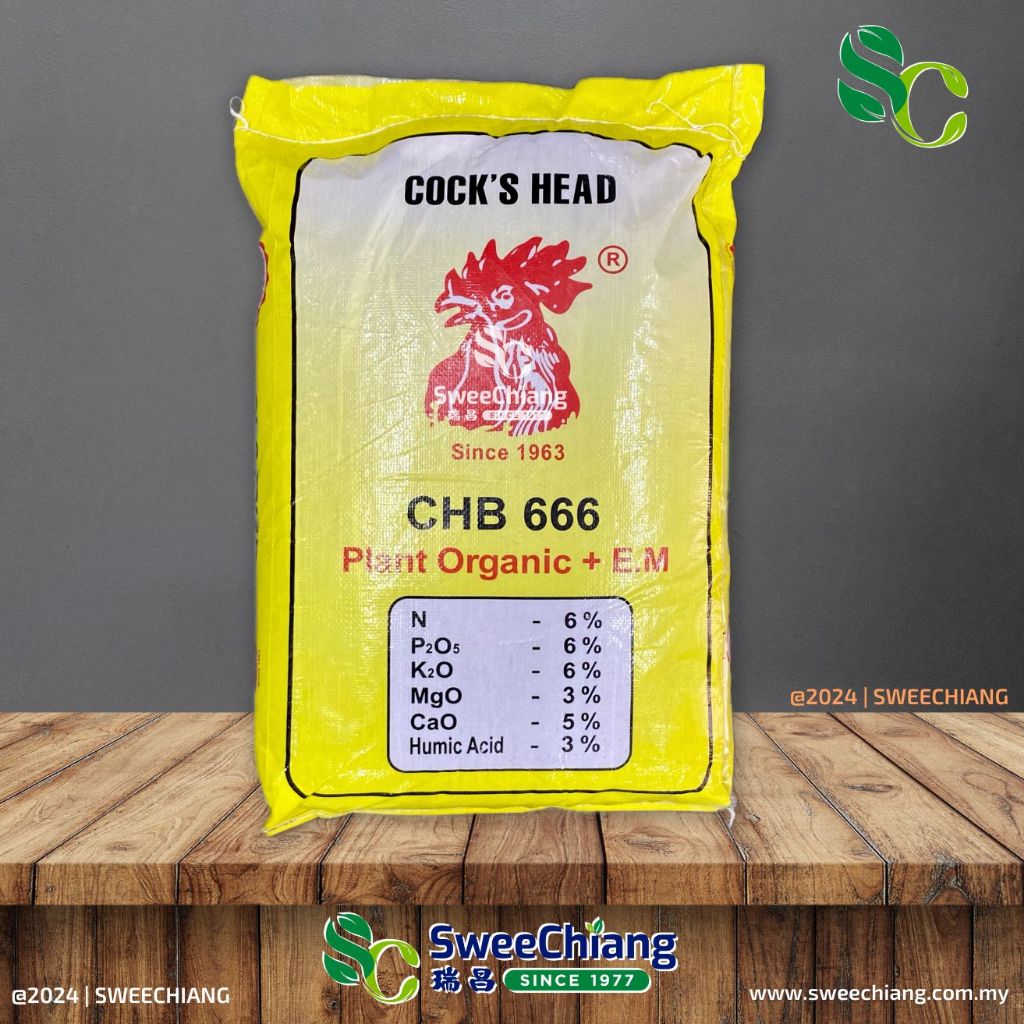 Hextar Cock's Head CHB 666 + Plant Organic + E.M 25kg - Organic ...