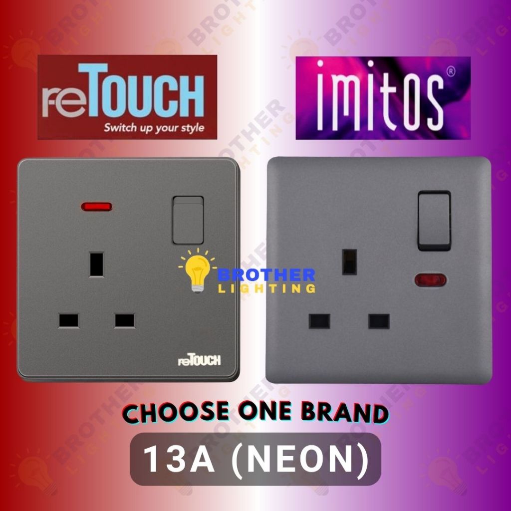 [SIRIM] Grey imitos BR Series / Retouch Ultra Rimless Switch Suis ...
