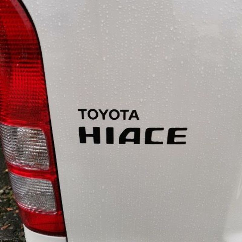 sticker toyota hiace van | Shopee Malaysia