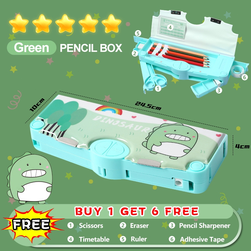 Gift for Kids Pen Box Multifunction Pencil Case Kid Pencil Box Primary ...