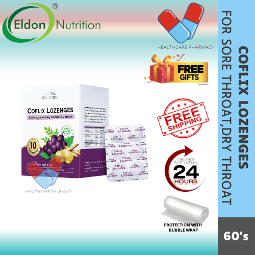 ELDON HOLISTICA COFLIX LOZENGES (60'S/12'S) | Shopee Malaysia