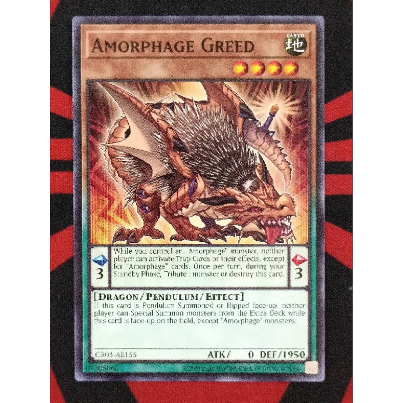 YUGIOH KONAMI CR03-AE155 Amorphage Greed (Common) | Shopee Malaysia