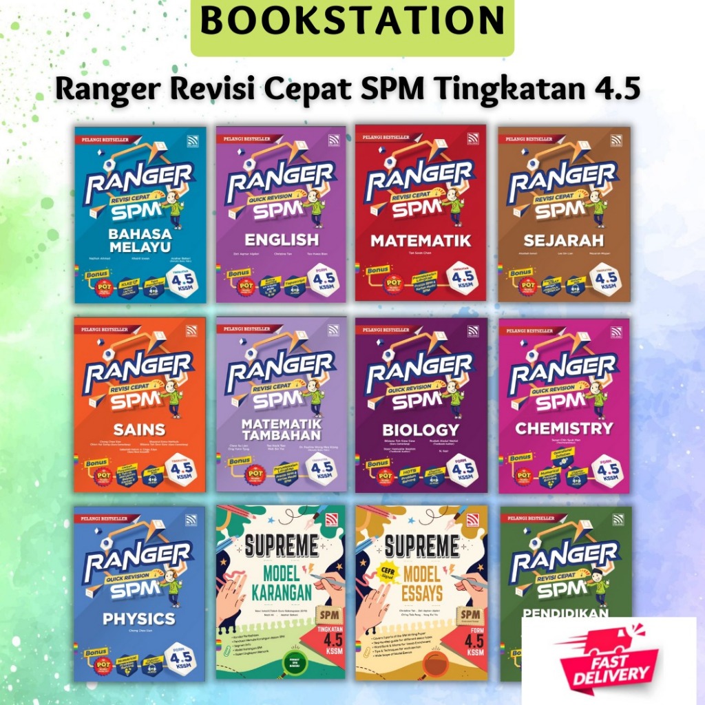 [BS] Buku Rujukan SPM 2024 : RANGER Revisi Cepat SPM Tingkatan 4.5 KSSM ...