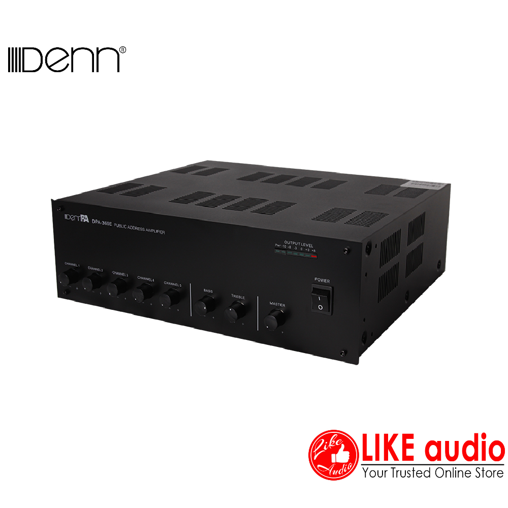 DENN DPA-360E Public Address Amplifier (Mono 100V) | Shopee Malaysia