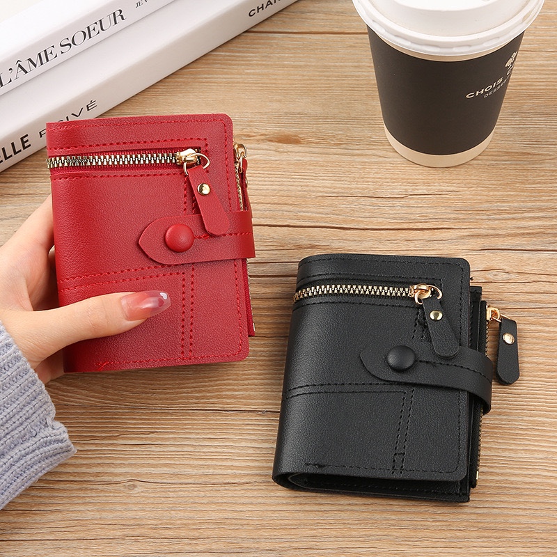Woman short purse ladies coin purse small wallet* dompet kecil ...