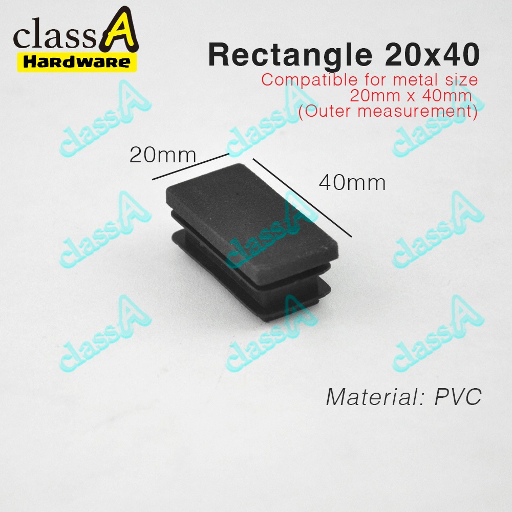 ClassAHW Square Round Rectangle Internal Rubber End Cap Cover PVC Cap ...
