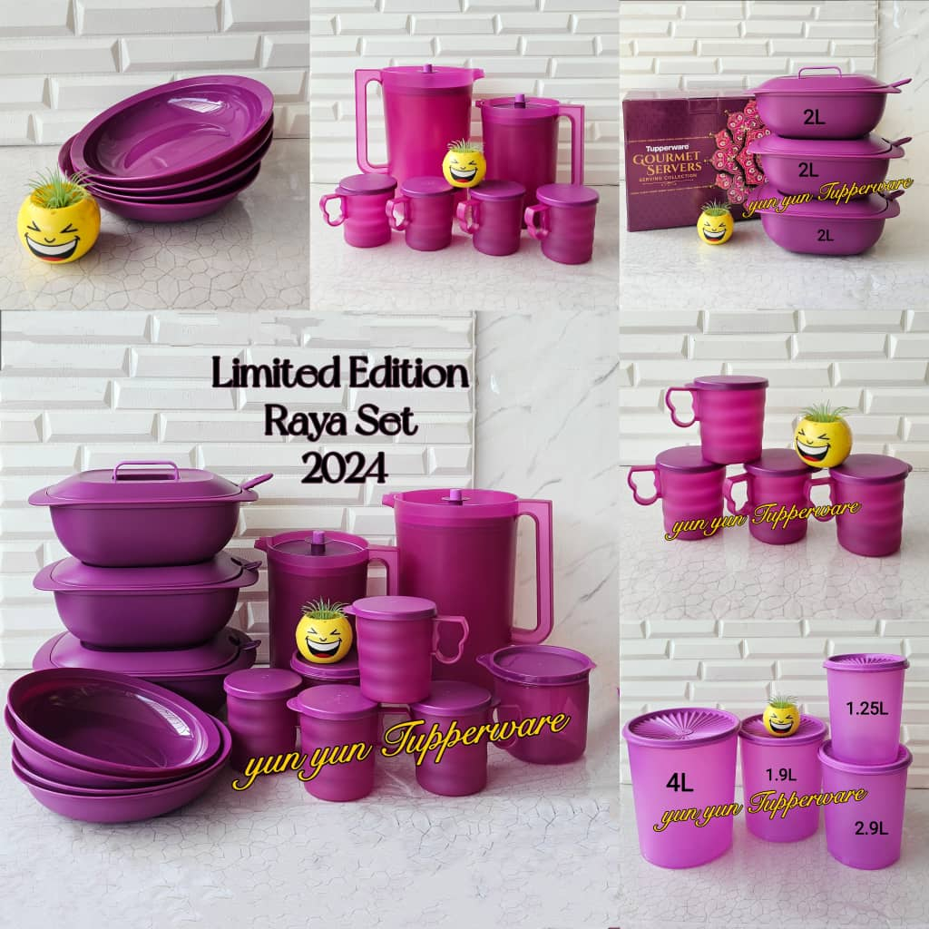 🔥PURPLE RAYA 2024🔥Tupperware Gourmet Server / Gourmet Pitcher / Mugs ...