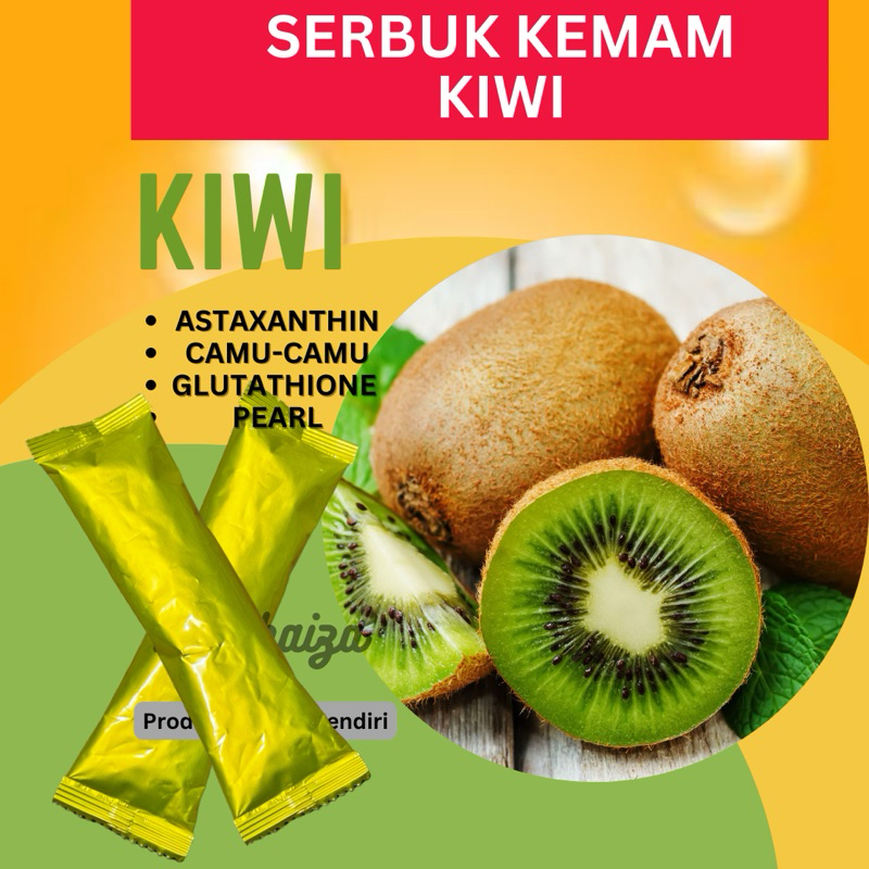 SERBUK KEMAM KIWI SACHET 3 GRAM DI JAMIN SEDAP | Shopee Malaysia