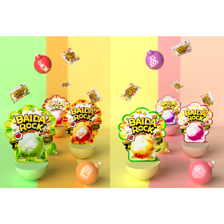 [BFD] Baida Rock Popping Candy 15gm | Shopee Malaysia