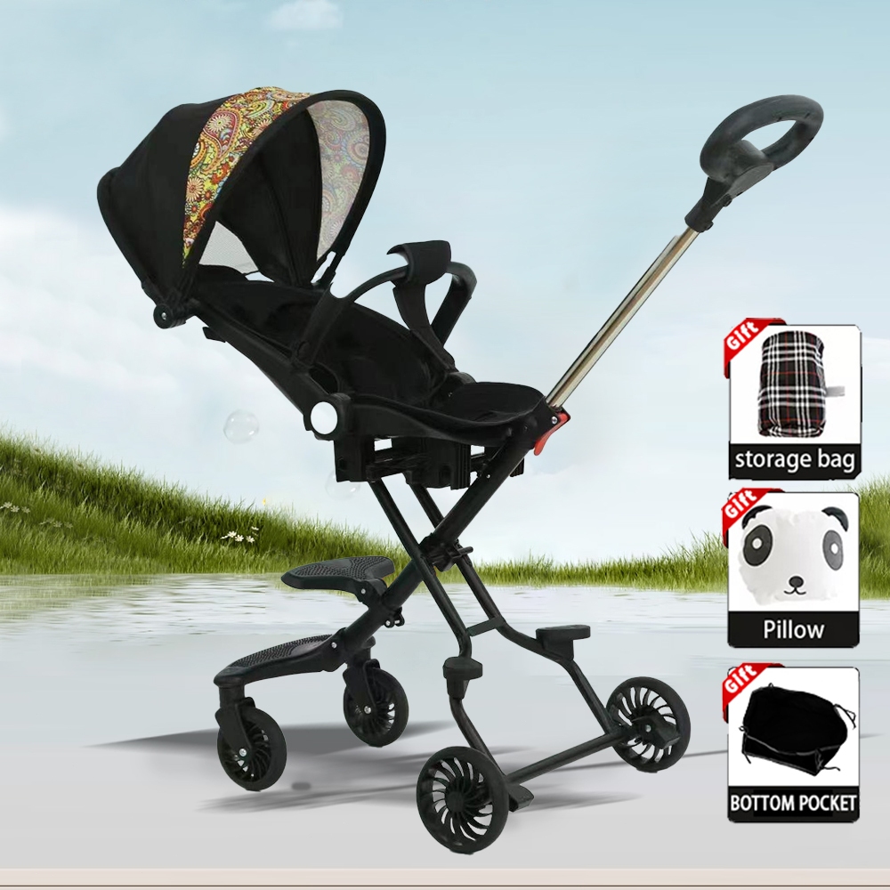 Baby stroller travel 2 way facing Lightweight Stroller 4 wheels Ultra ...